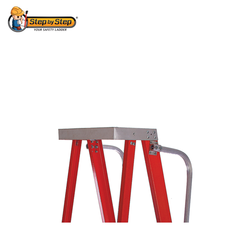 Fiberglass Platform Trolley Ladder