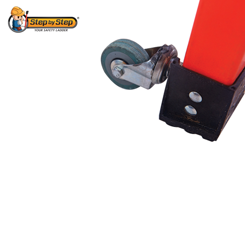 Fiberglass Platform Trolley Ladder